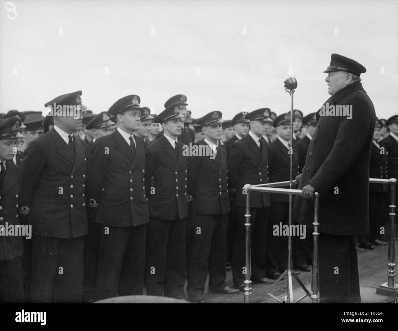 Mr Winston Churchill and Sir Stafford Cripps Visit the Home Fleet at ...