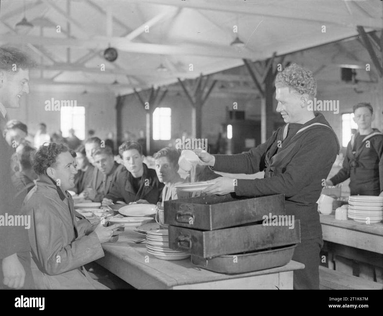 Naval Recruits Take the First Steps To Seamanship. 12 January 1943 ...