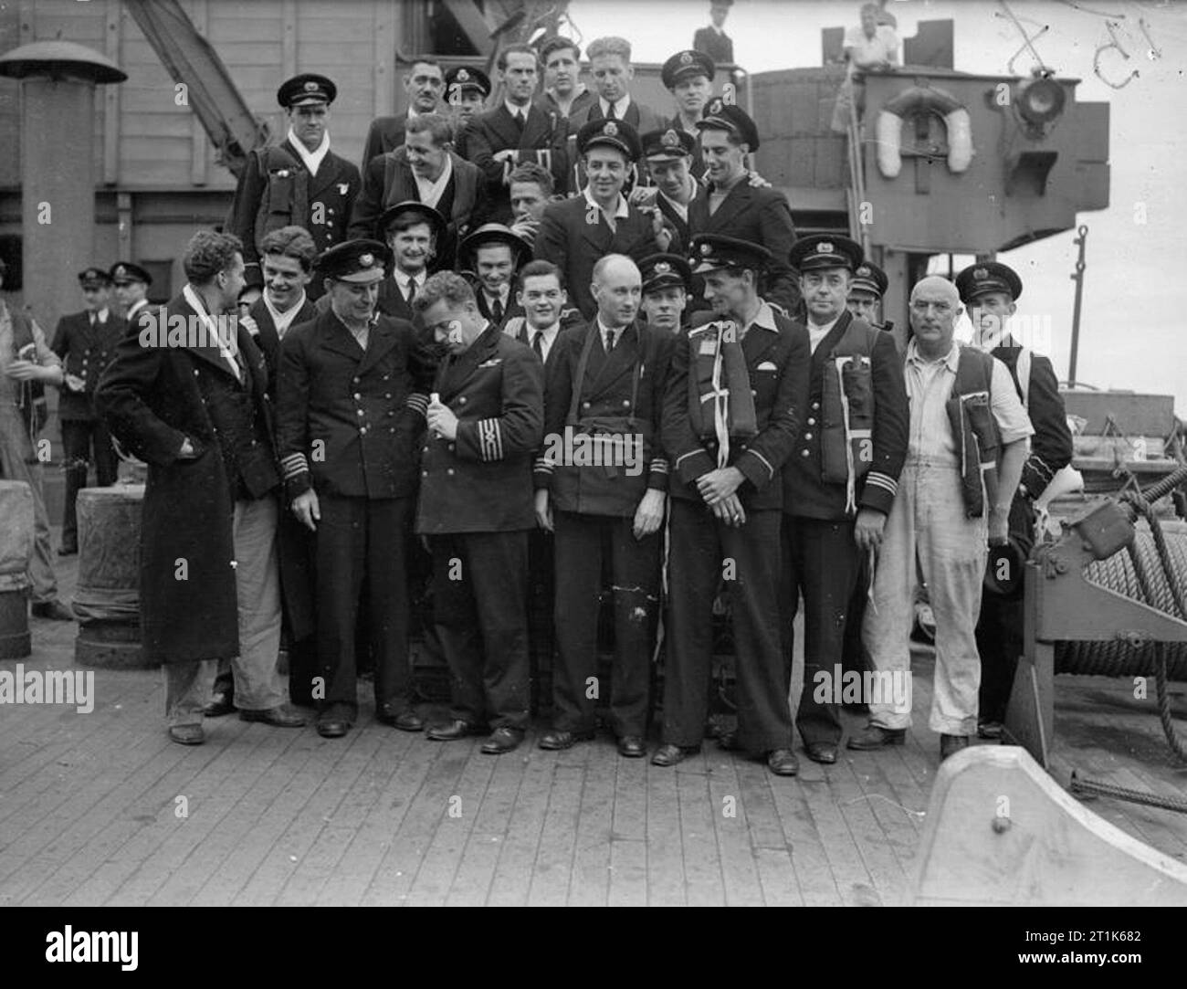 North Africa Operations. 12 November 1942, Bougie, Algeria. Survivors ...