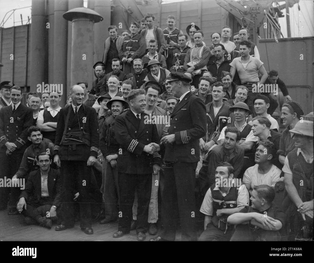 North Africa Operations. 12 November 1942, Bougie, Algeria. Survivors ...