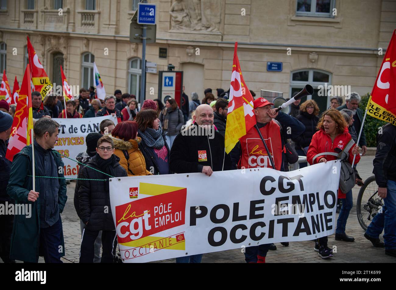 Social movement in the streets of France Stock Photo - Alamy