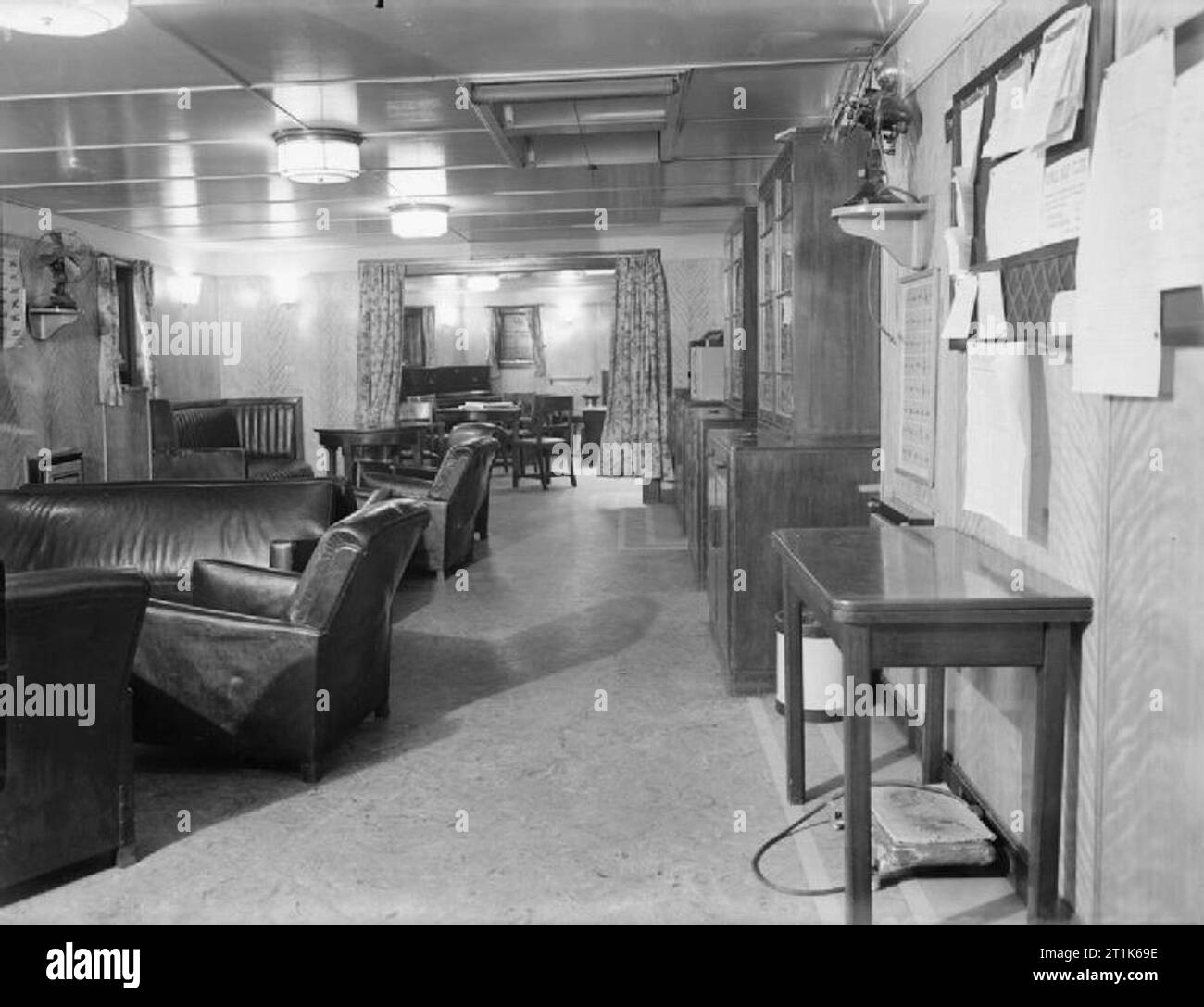 On Board a Depot Ship of the Royal Navy. 16 and 17 August 1943, in HMS ...