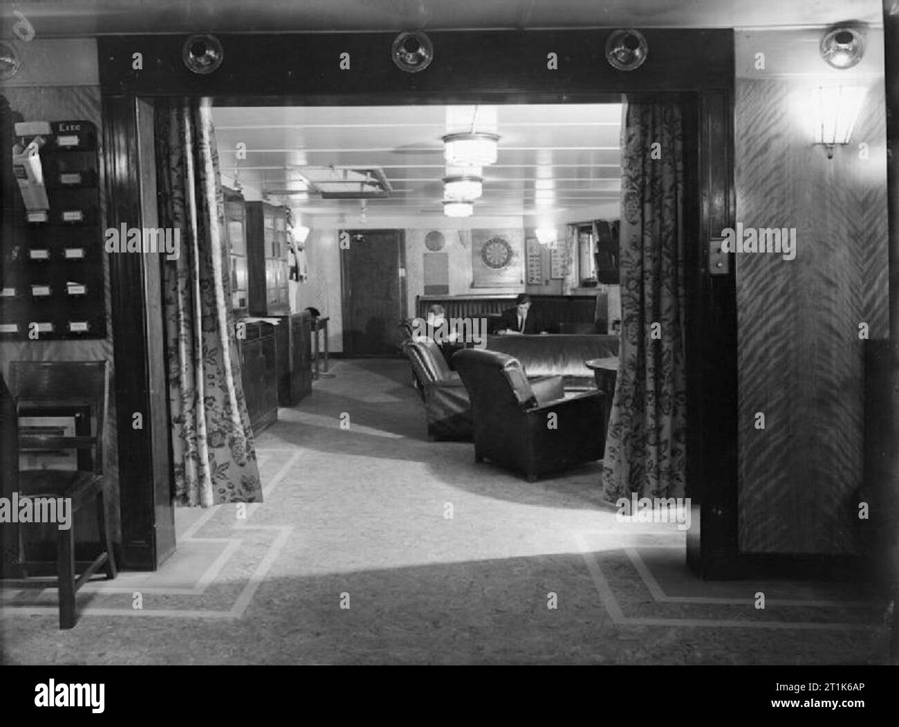 On Board a Depot Ship of the Royal Navy. 16 and 17 August 1943, in HMS ...