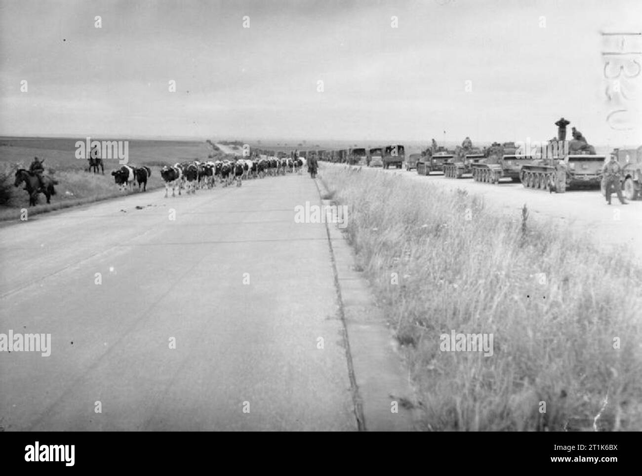 Germany Under Allied Occupation A convoy of British vehicles on their ...