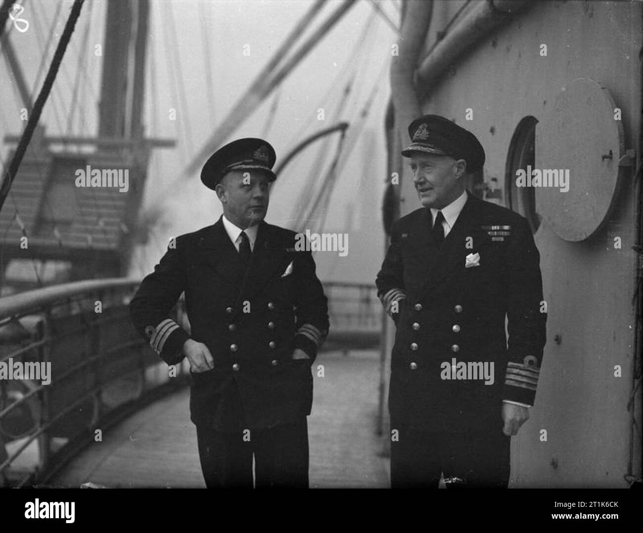 On Board a Landing Ship Headquarters. 5 January 1943, Greenock, on ...