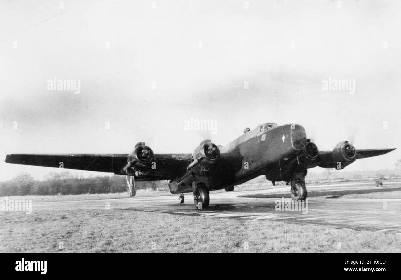 Royal Air Force Bomber Command, 1942-1945. A Handley Page Halifax B ...