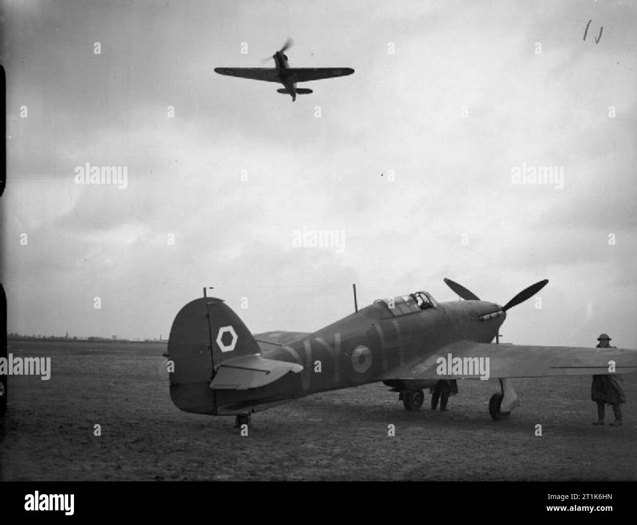 Royal Air Force- France, 1939-1940. A Hawker Hurricane Mark I, 'VY-H ...