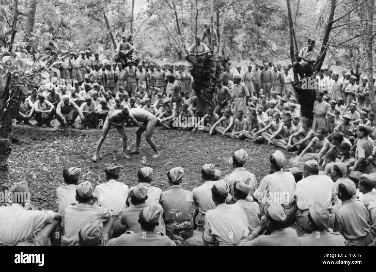 Sport and Leisure during the Second World War Wrestling in progress in ...