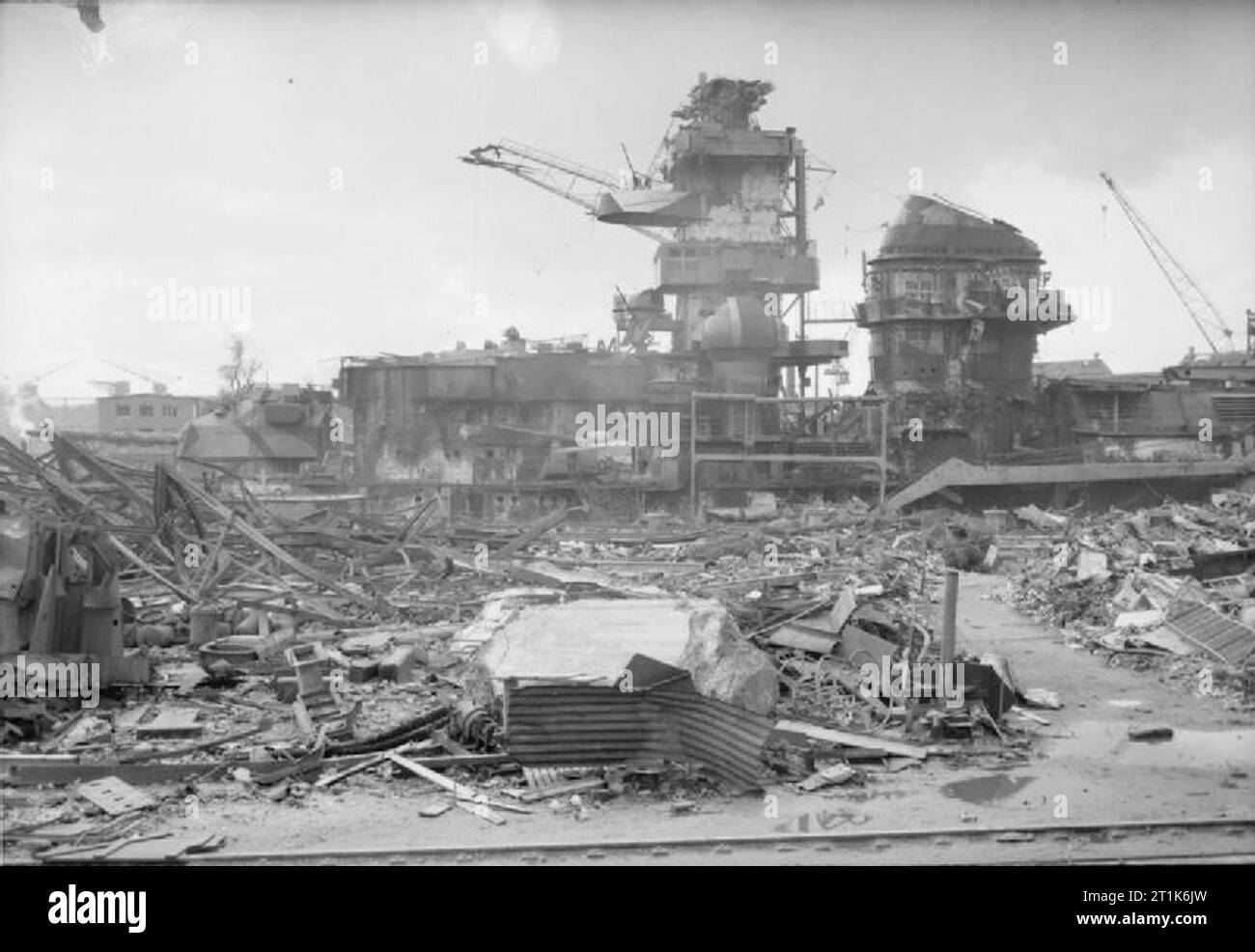 Royal Air Force Bomber Command, 1942-1945. The German heavy cruiser ...