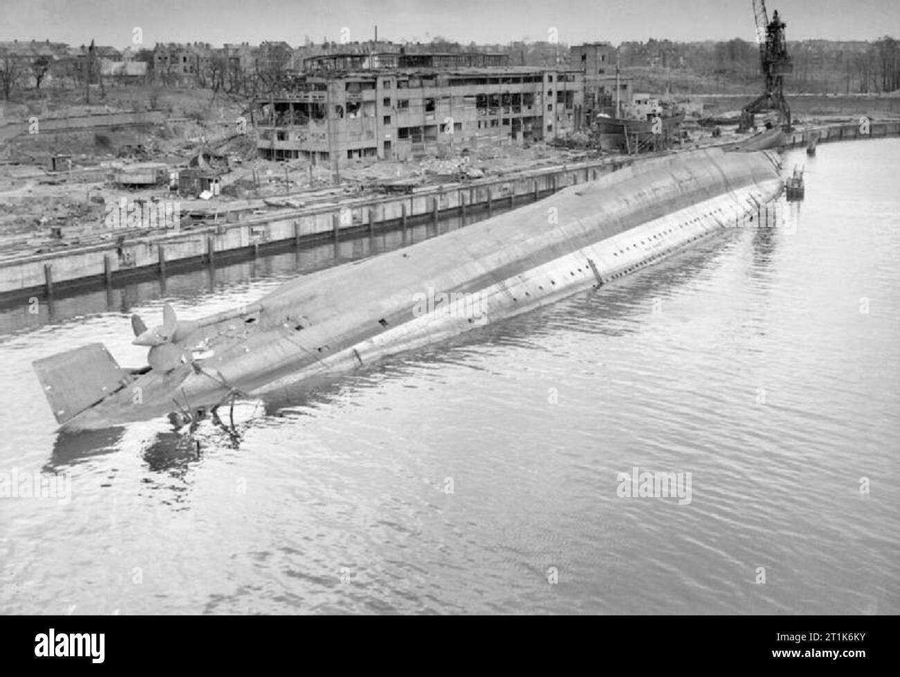 Royal Air Force Bomber Command, 1942-1945. The German heavy cruiser ...