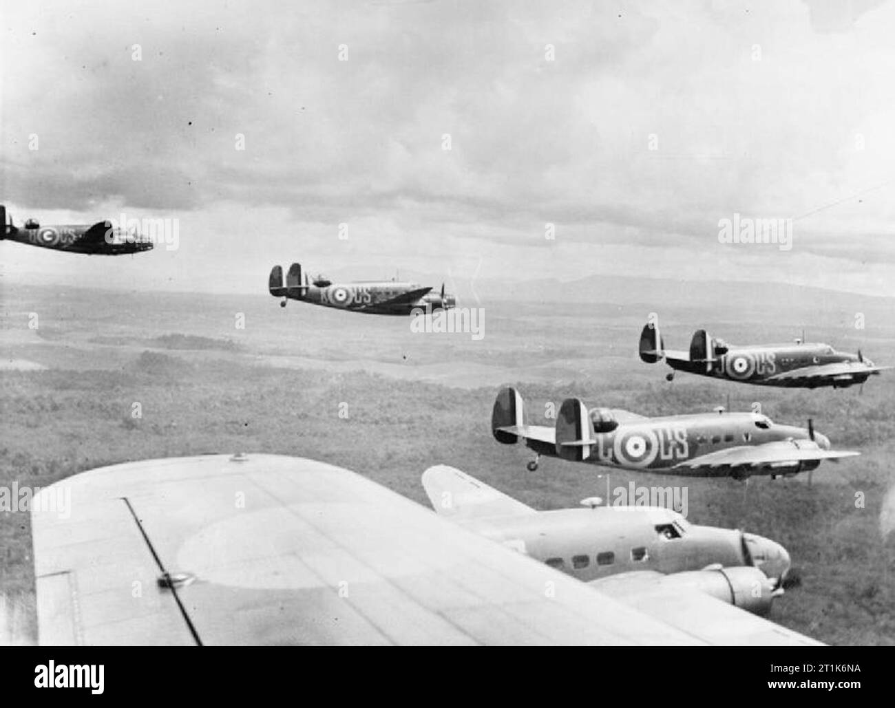Air Ministry Second World War Official Collection. Lockheed Hudsons in ...