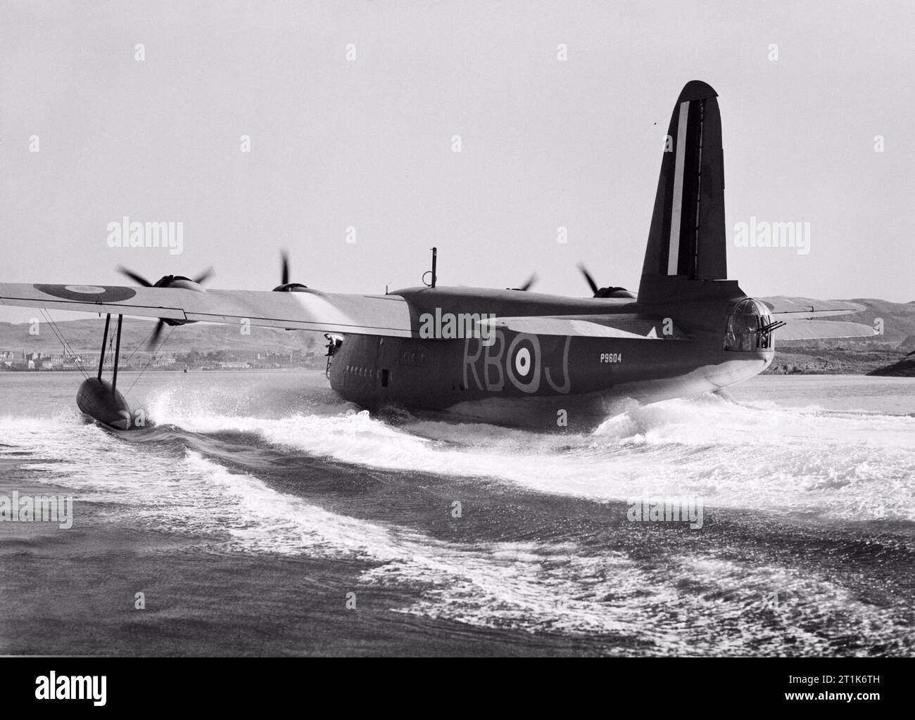 A Short Sunderland Mk I of No. 10 Squadron RAAF, based at Oban in ...