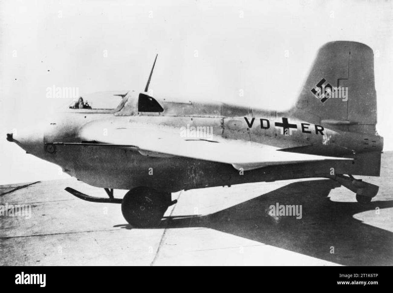 The Luftwaffe 1939-1945 Messerschmitt Me 163B 'Komet' (VD+ER). This was ...