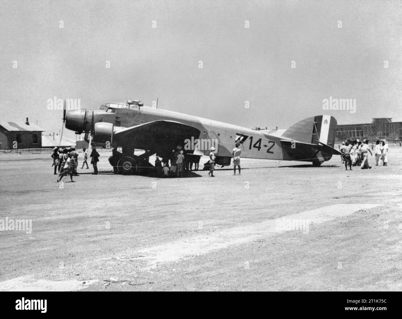 RAF Capture Italian S.M. 81 Bomber An Italian Savioa bomber force ...