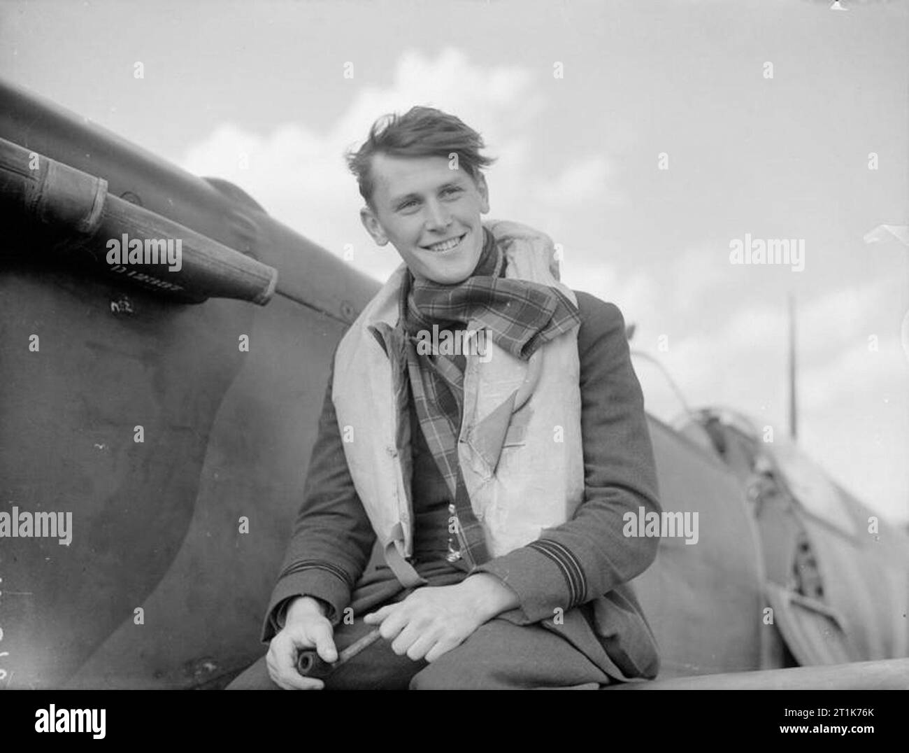 RAF Fighter Command Flight Lieutenant C H Macfie of No. 616 Squadron ...