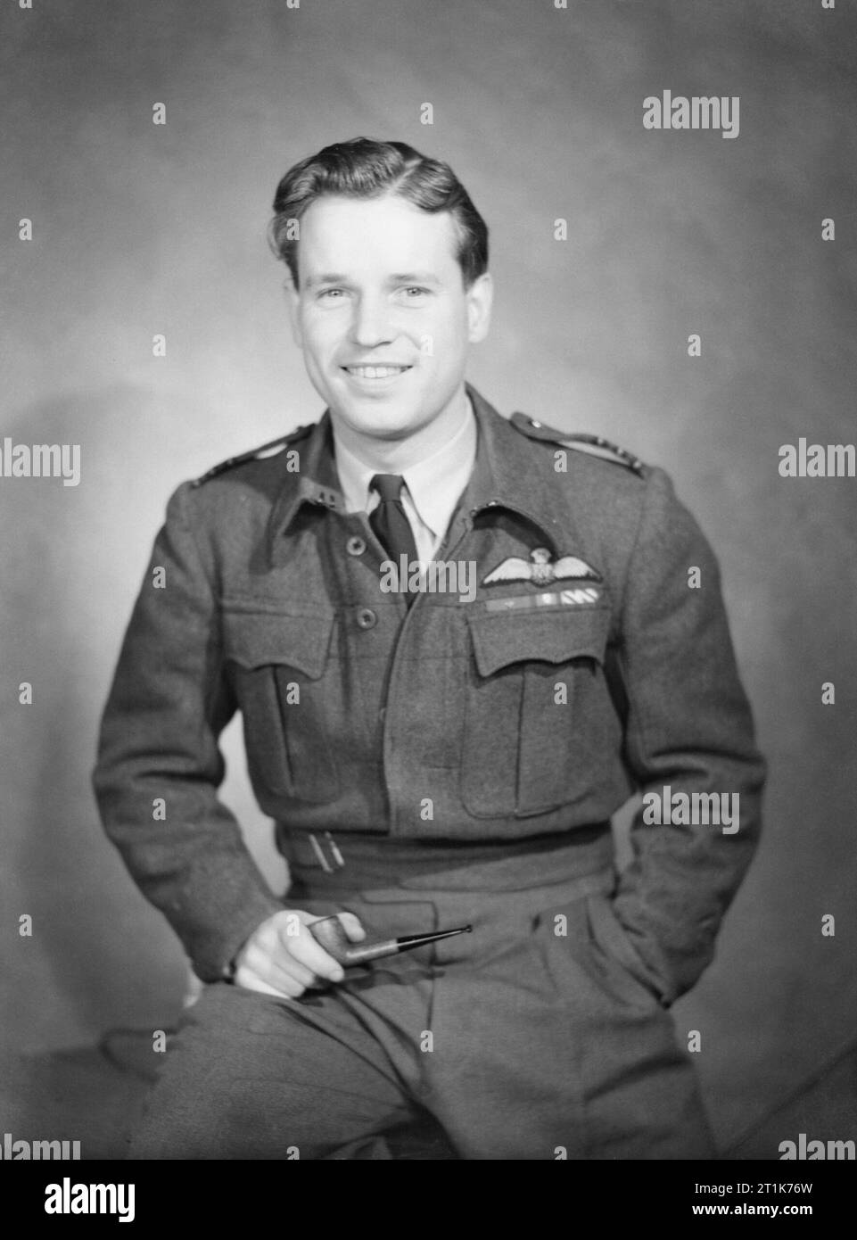 Portrait of Wing Commander Guy Gibson VC, 1944. Portrait of Wing ...