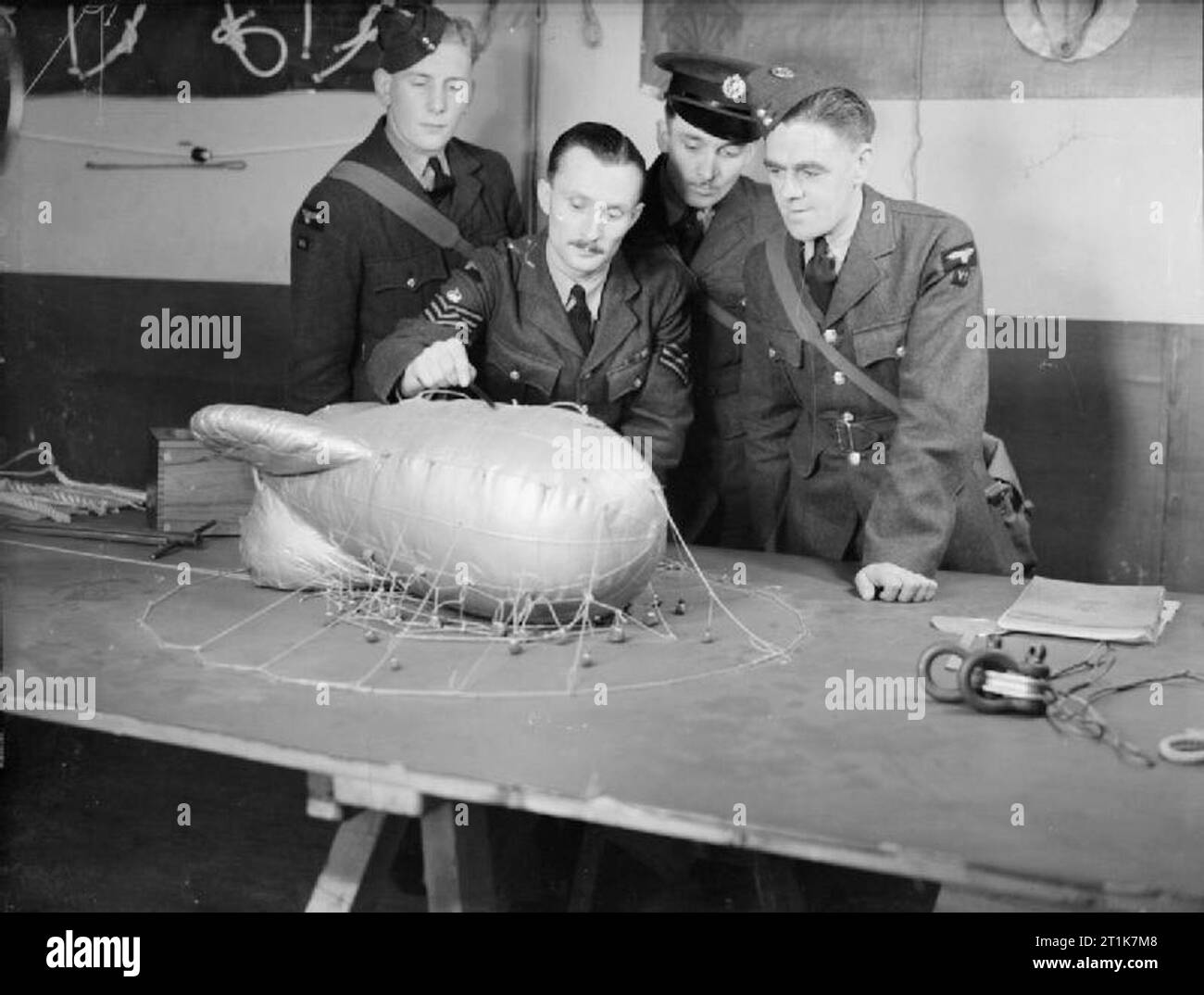 Royal Air Force Balloon Command, 1939-1945. An instructor of No. 1 ...