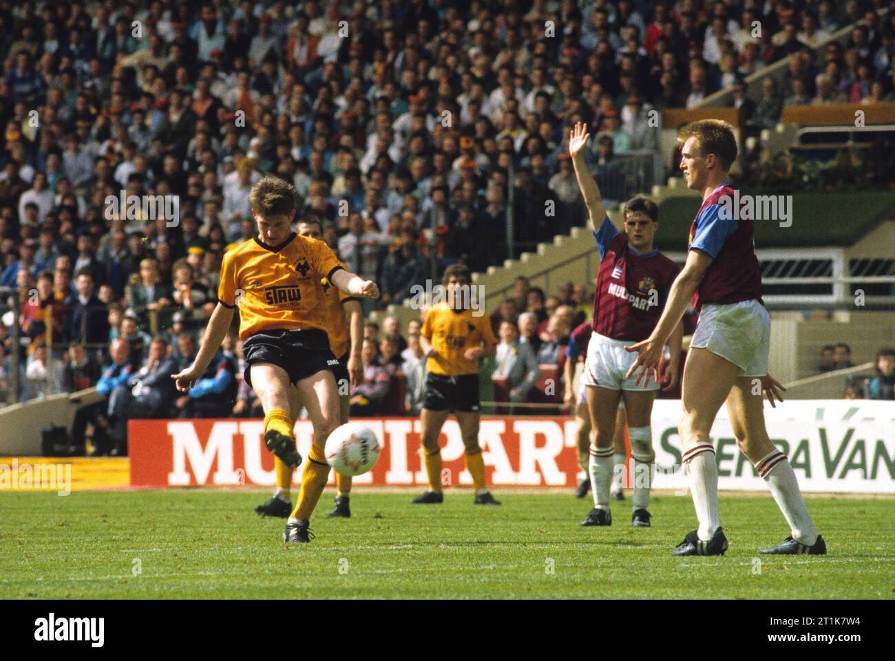 Wolves footballer Andy Mutch Sherpa Van Final at Wembley Burnley v ...