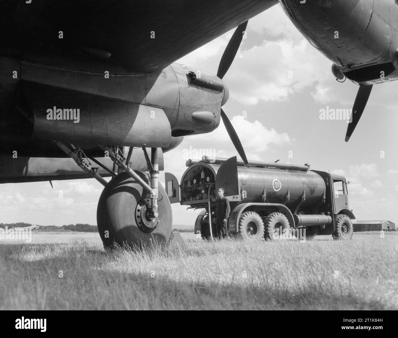 Royal Air Force Bomber Command, 1942-1945. An AEC Type 'A' 2,500-gallon ...