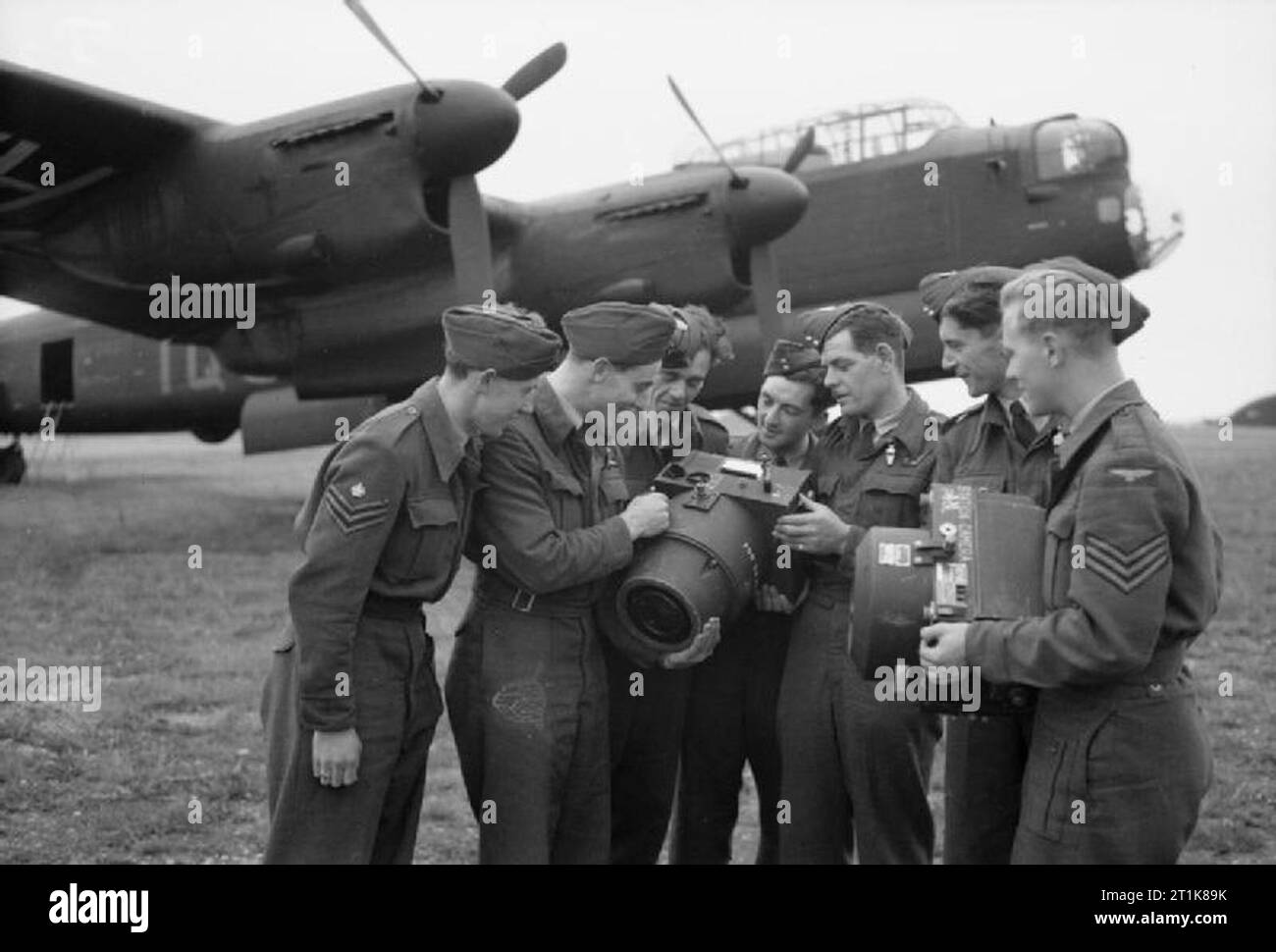 Royal Air Force Bomber Command, 1942-1945. An aircrew of No. 150 ...
