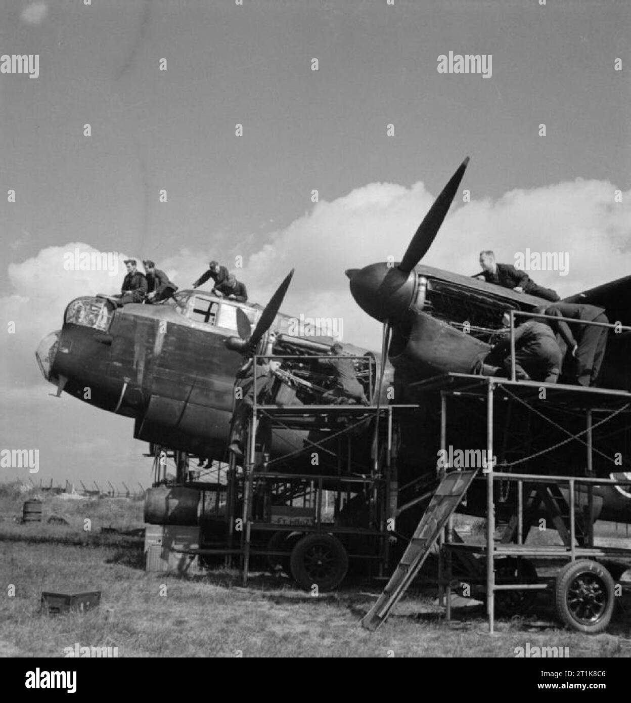 Royal Air Force Bomber Command, 1942-1945. Avro Lancaster Mark I, L7540 'OL-U', of No. 83 ...