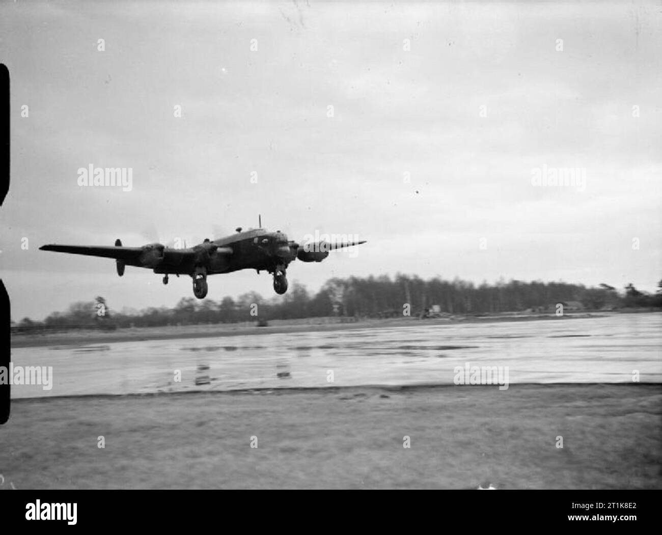 Royal Air Force Bomber Command, 1942-1945. A Handley Page Halifax Mark ...