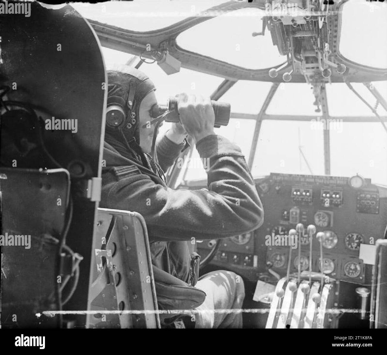 Royal Air Force Coastal Command, 1939-1945. The pilot of a Short ...