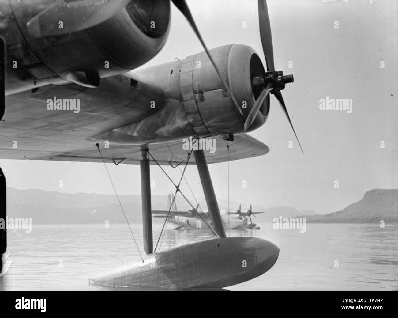 Royal Air Force Coastal Command, 1939-1945. Shot Sunderland Mark Is of ...