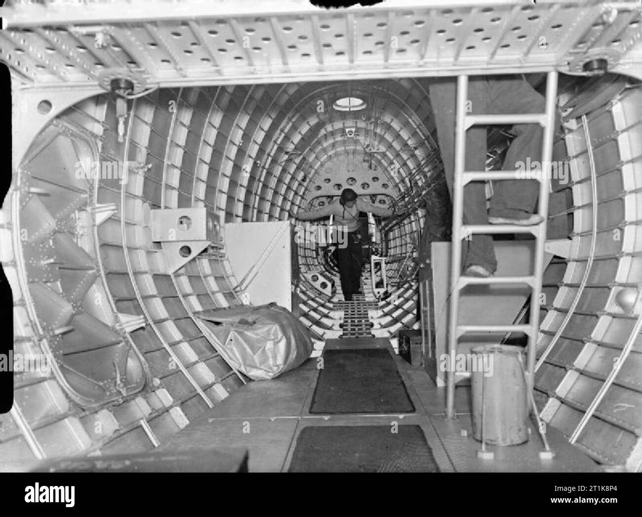 Royal Air Force Coastal Command, 1939-1945. The rear fuselage interior ...