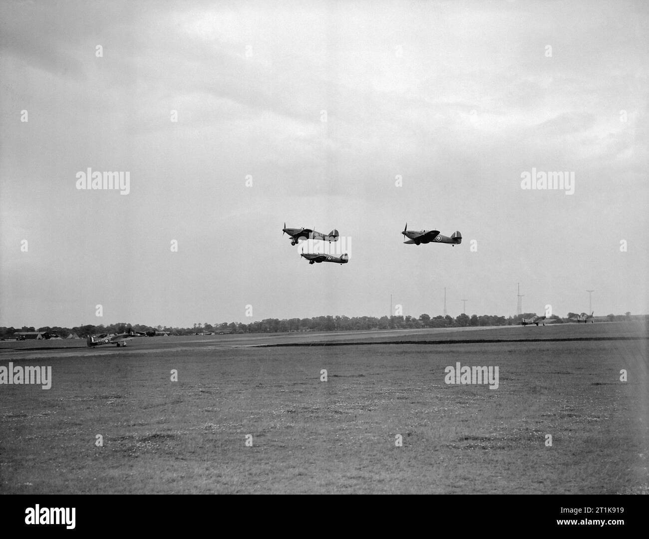 Royal Air Force Fighter Command, 1939-1945. A flight of Hawker ...