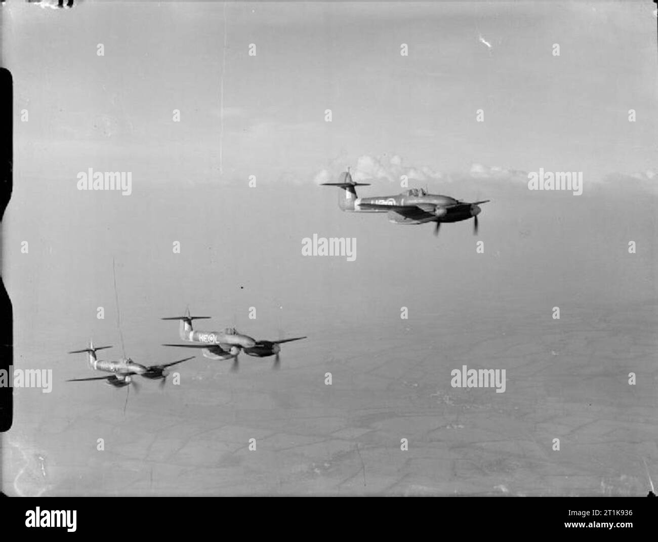 Royal Air Force Fighter Command, 1939-1945. Three Westland Whirlwinds ...