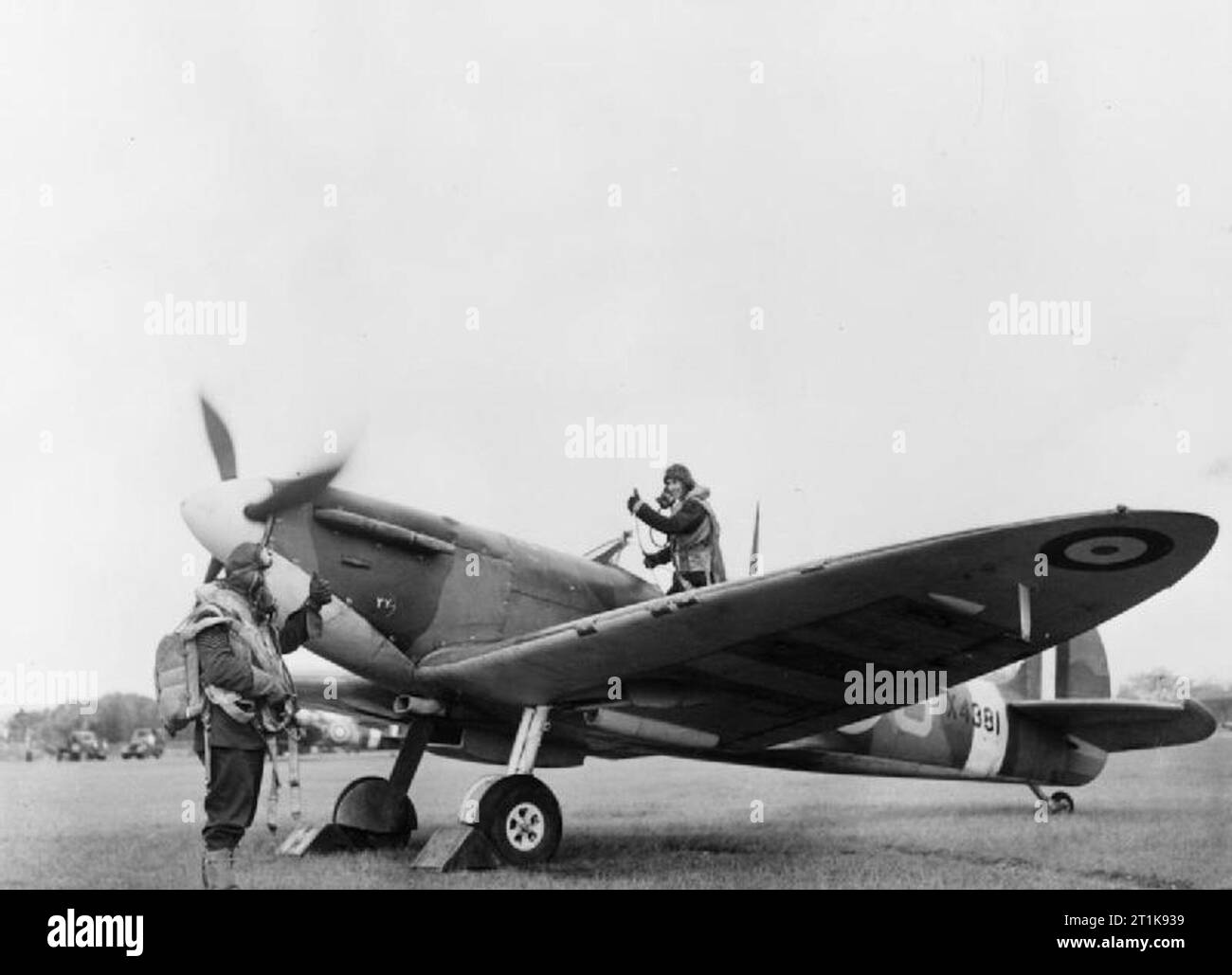 Mark one spitfire Black and White Stock Photos & Images - Alamy