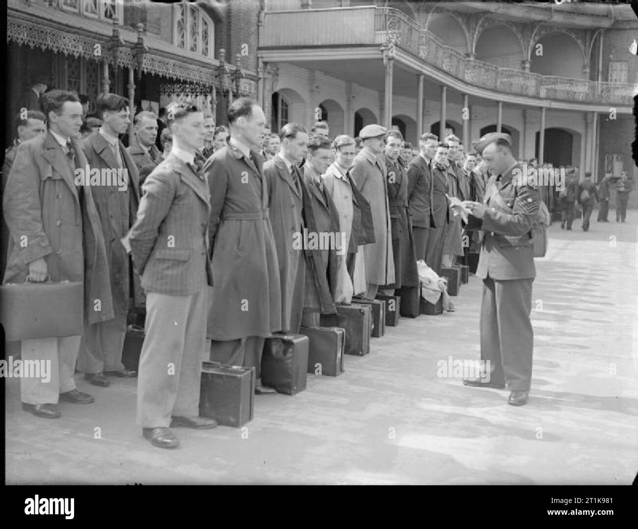 Royal Air Force Flying Training Command, 1940-1945. Civilian recruits ...