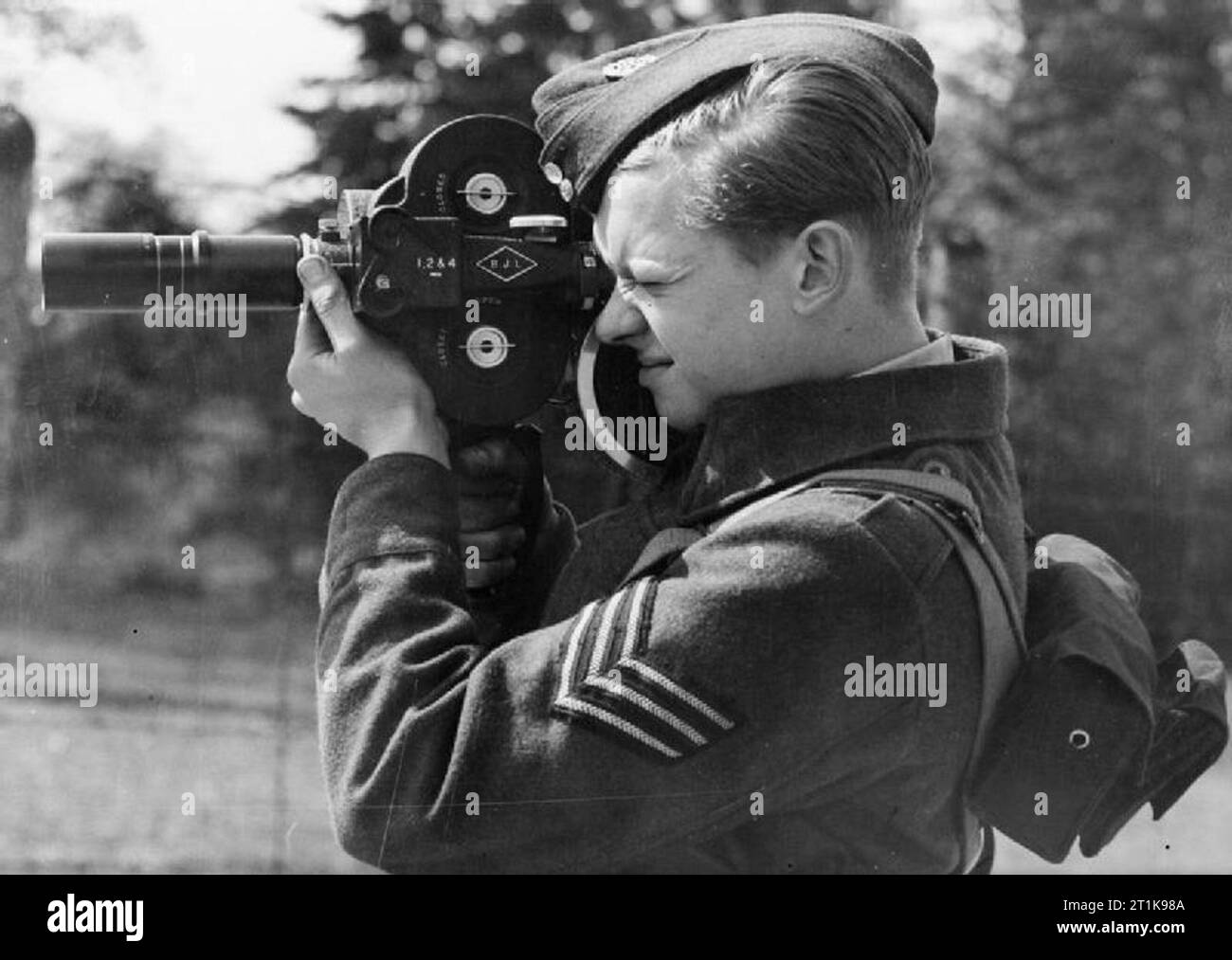 Royal Air Force Film Production Units, 1941-1945. A cameraman of the ...