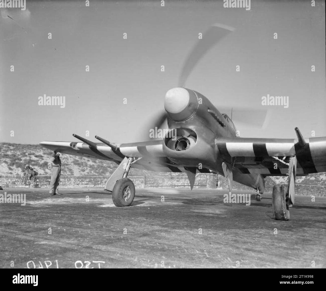 Royal Air Force Fighter Command, 1939-1945. A Hawker Typhoon Mark IB of ...