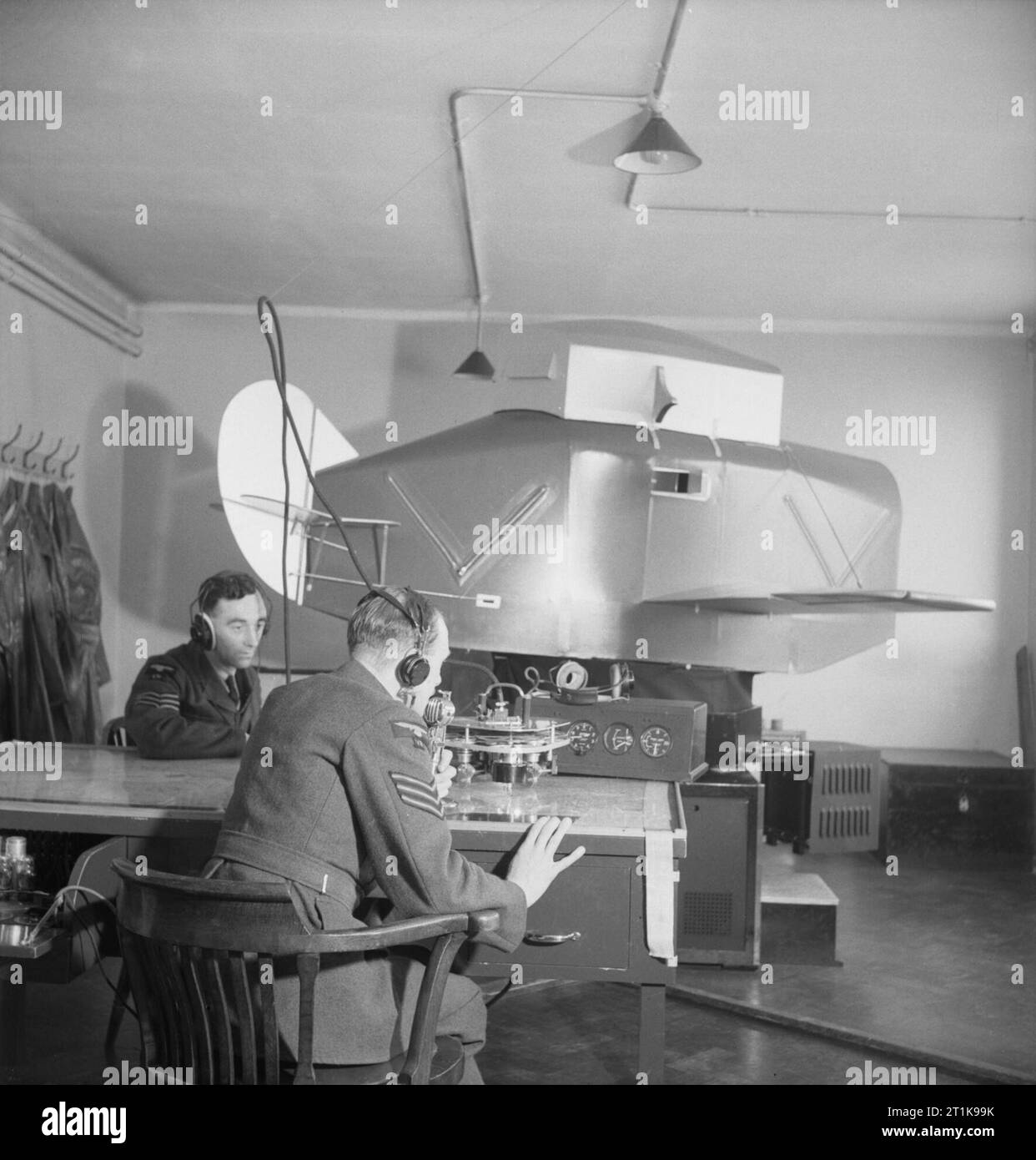 Blind flying trainer Black and White Stock Photos & Images - Alamy