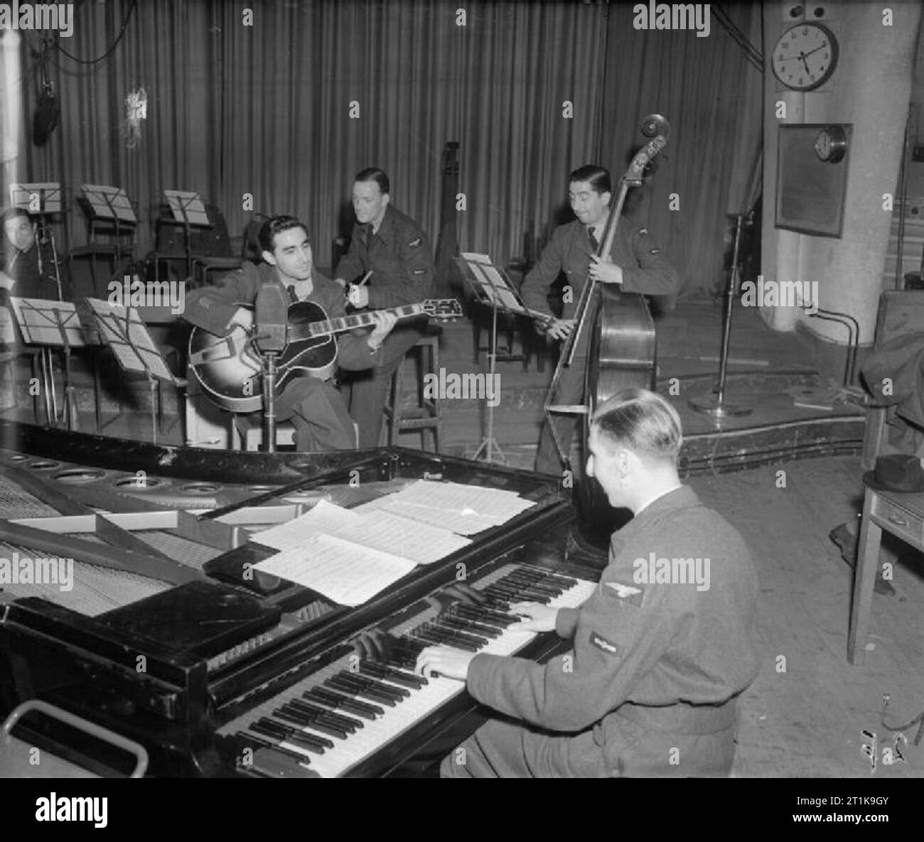 Raf squadronaires Black and White Stock Photos & Images - Alamy