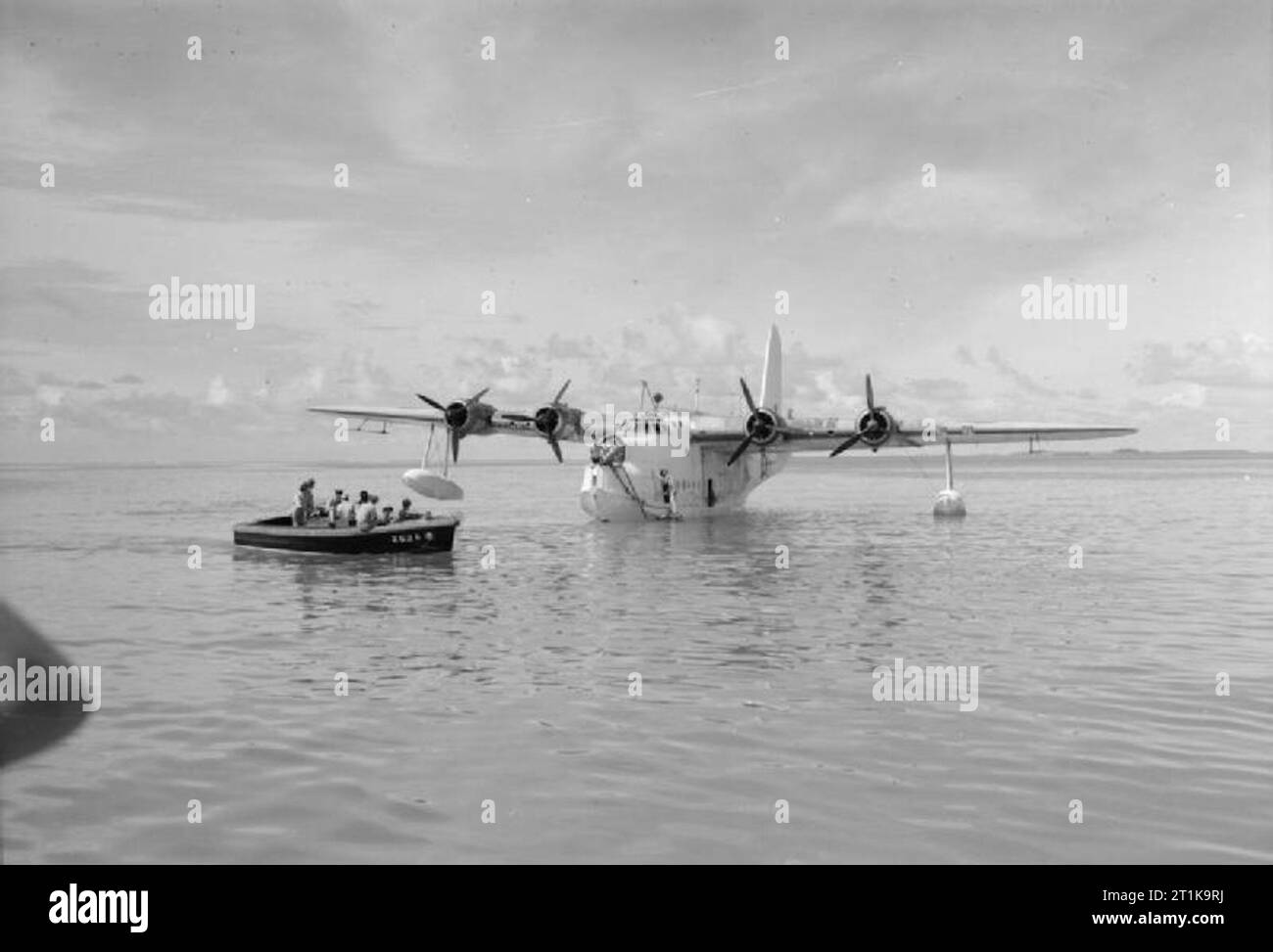 Royal Air Force Operations in the Far East, 1941-1945 A tender conveys ...