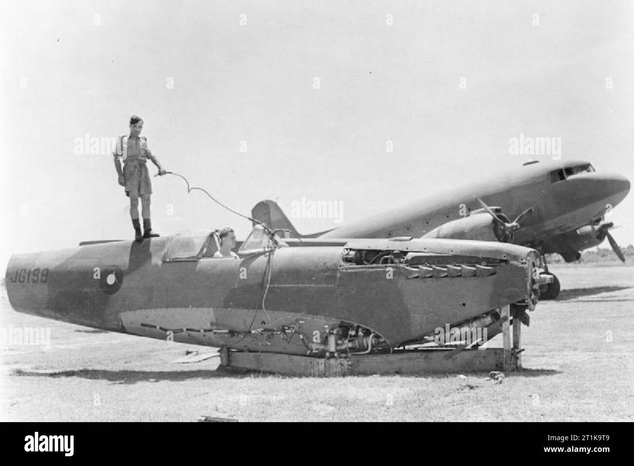 Royal Air Force Operations in the Far East, 1941-1945. The fuselage of ...