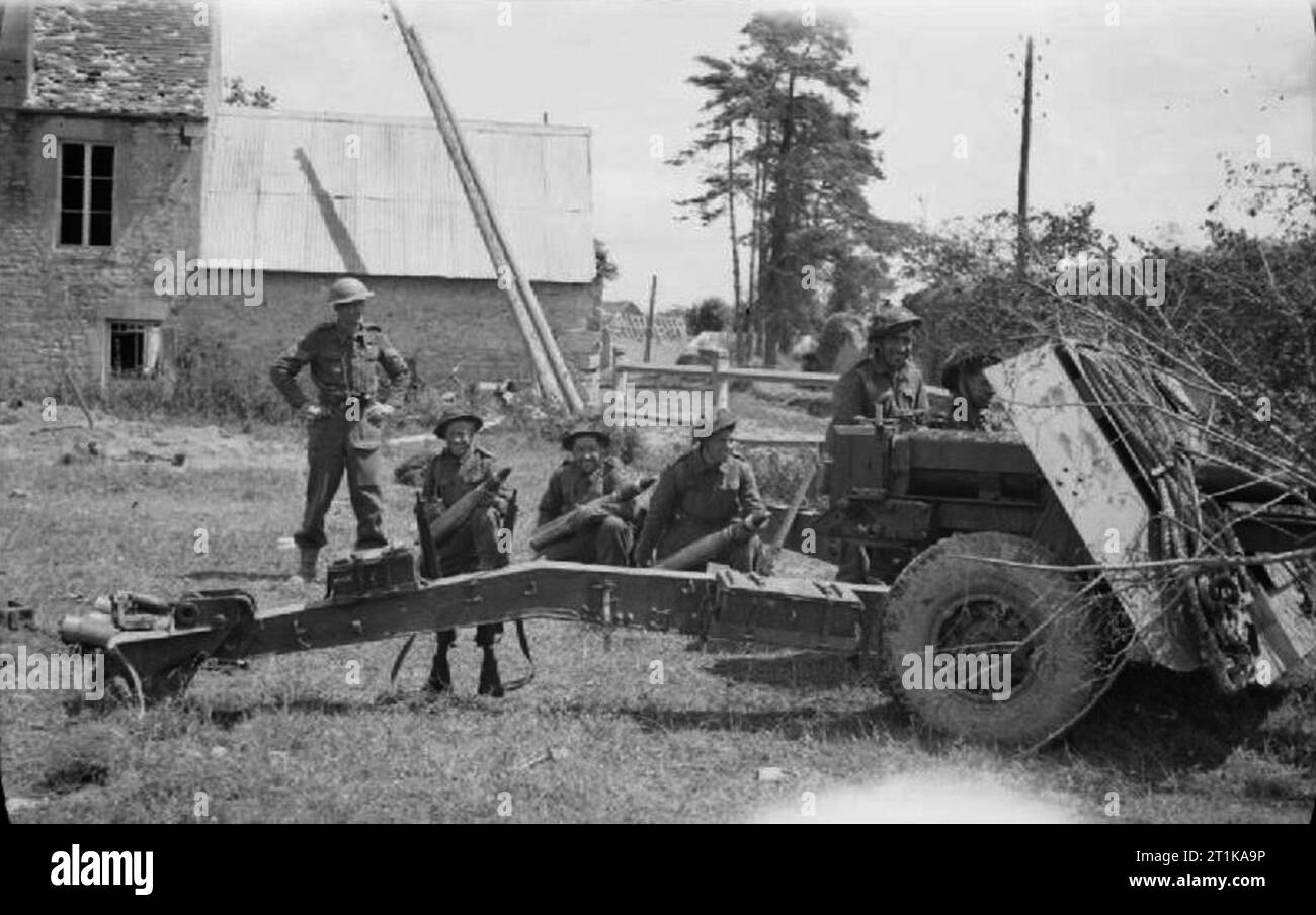 The British Army in the Normandy Campaign 1944 A 17-pdr anti-tank gun ...