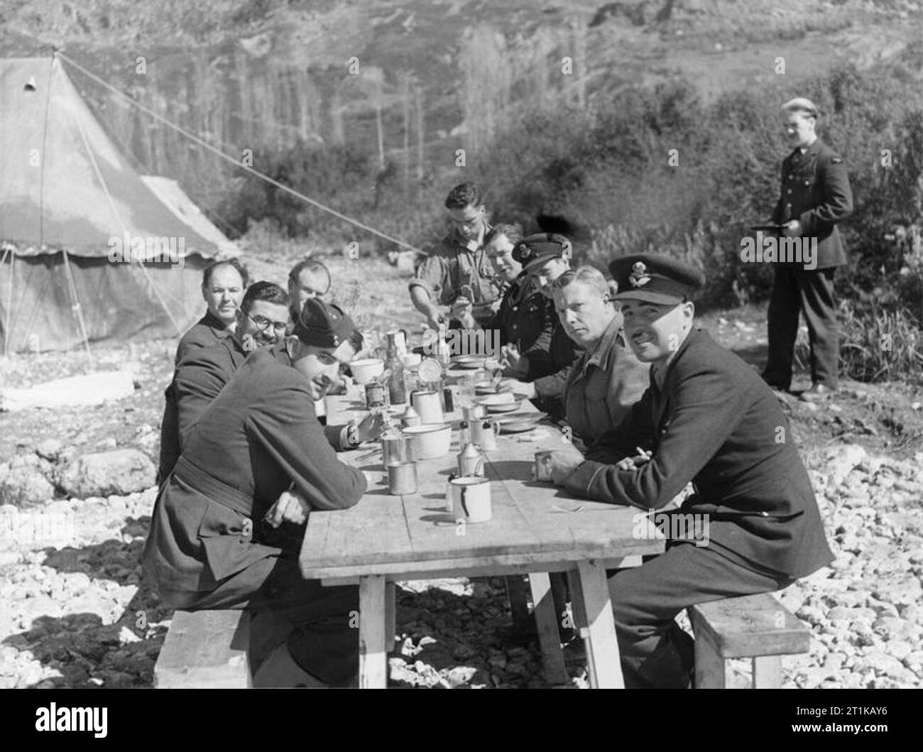 Raf officers mess Black and White Stock Photos & Images - Alamy
