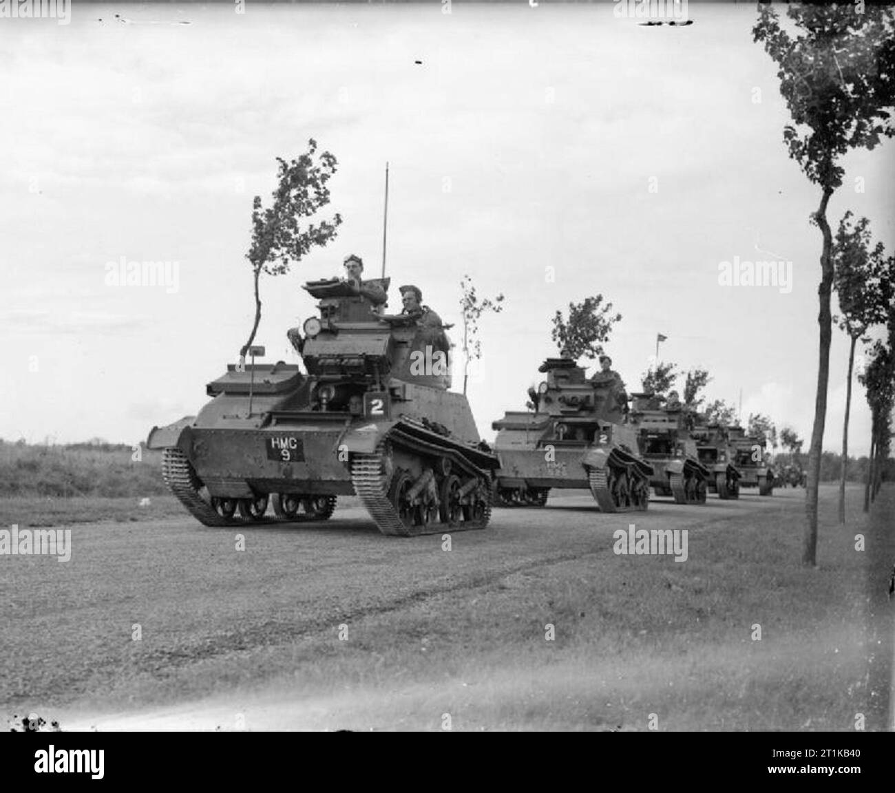 The British Army in France 1939-40 Light Tank Mk VIs of 13/18th Hussars ...