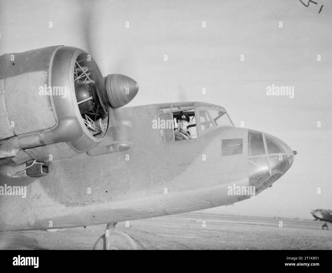 Royal Air Force- 1939-1945- Coastal Command A Dutch pilot runs up the ...