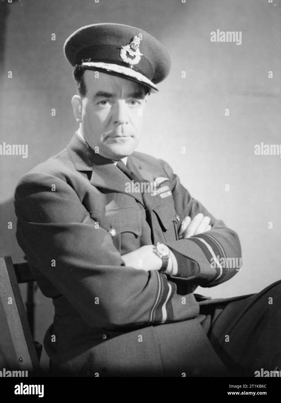 Royal Air Force- 2nd Tactical Air Force, 1943-1945. Air Vice Marshal J H Broadhurst, Air Officer ...