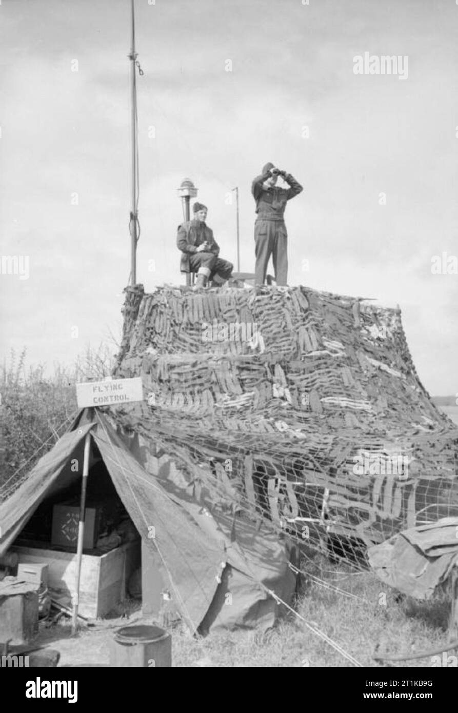 Royal Air Force- 2nd Tactical Air Force, 1943-1945. Camouflaged Mobile ...