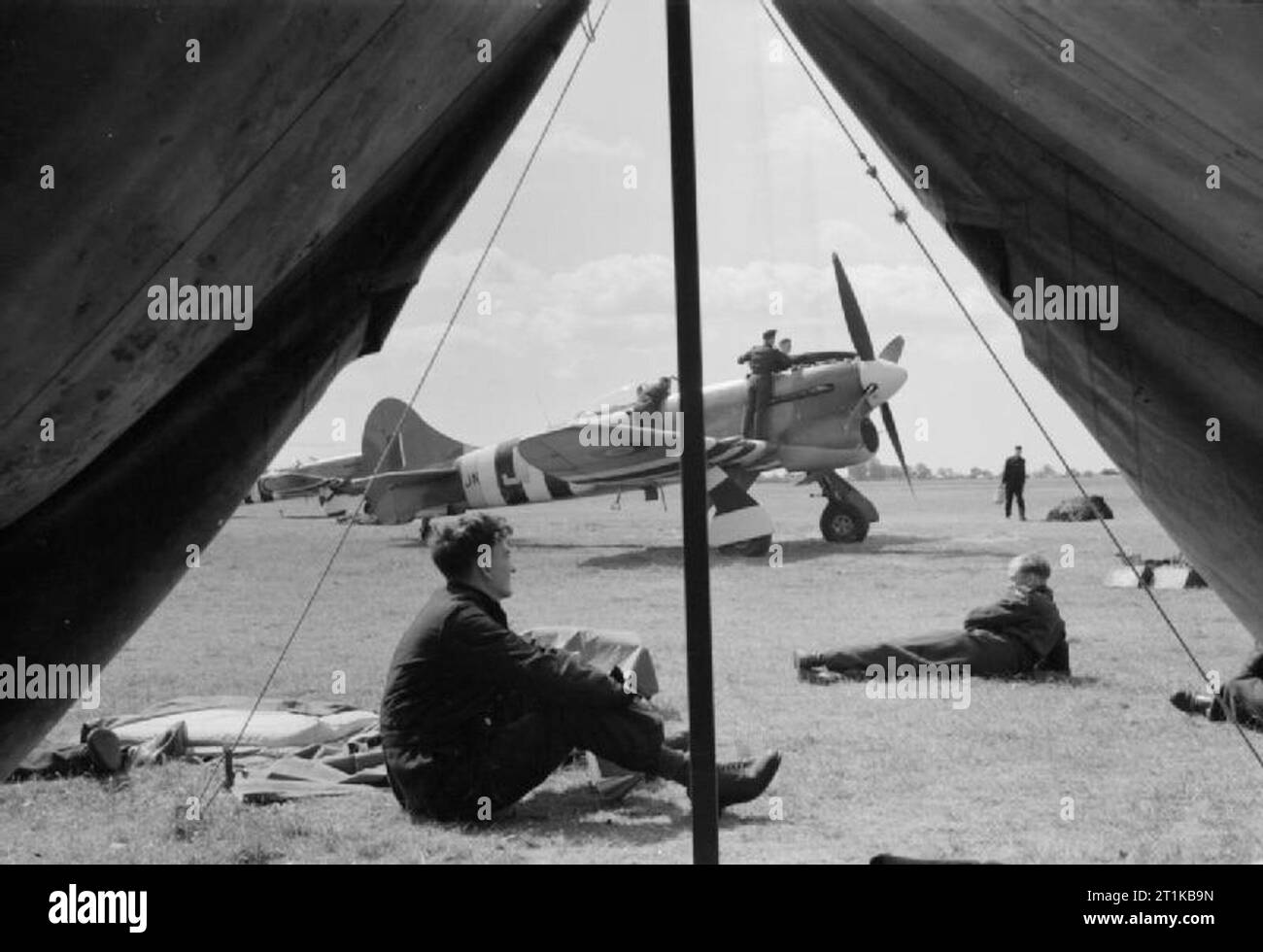 Royal Air Force- 2nd Tactical Air Force, 1943-1945. Hawker Tempest Mark ...