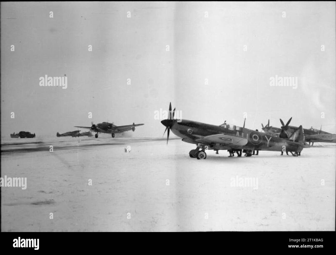 Royal Air Force- 2nd Tactical Air Force, 1943-1945. Supermarine ...