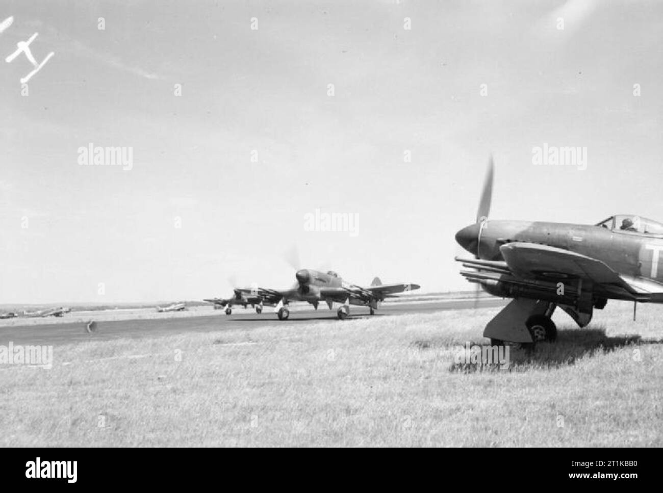 Royal Air Force- 2nd Tactical Air Force, 1943-1945. Hawker Typhoon Mark ...