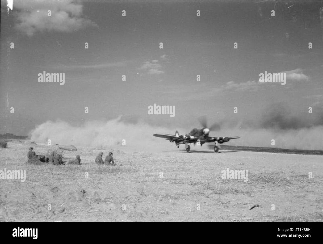 Royal Air Force- 2nd Tactical Air Force, 1943-1945. Hawker Typhoon Mark ...