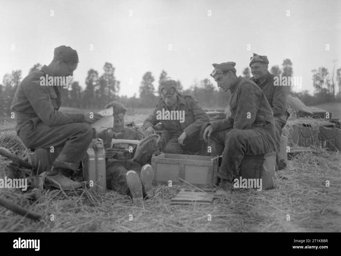 Royal Air Force- 2nd Tactical Air Force, 1943-1945. A group of RAF ...